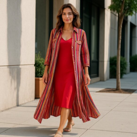 Soft Surroundings | Dresses | Nwt Soft Surroundings Twopiece Maxi Dress ...